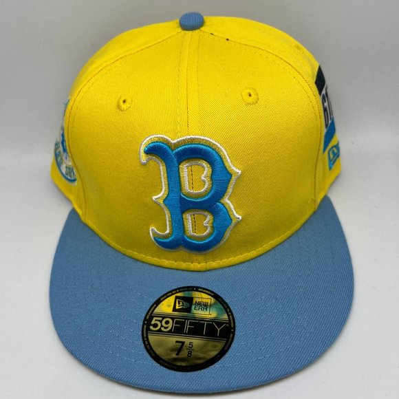New Era | Accessories | Boston Red Sox 67 Yellow 7 58 59fifty New Era ...